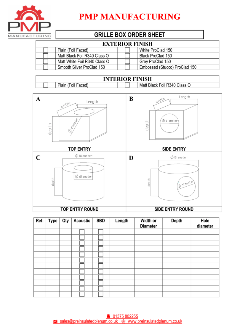 Plenums • SlottedSection